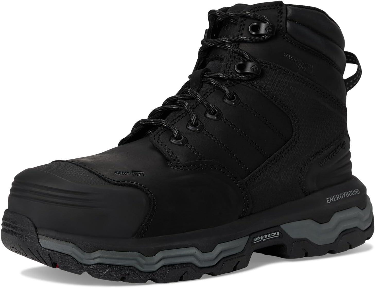 Wolverine Men’s 6 Alpha Infinity Composite Toe Waterproof Boot(Black ...